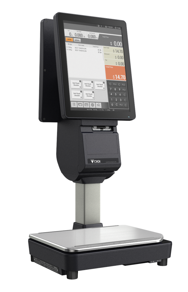 Digi SM-6000 15/15" Touchpad Weighing Scale with Printer | SMS Food
